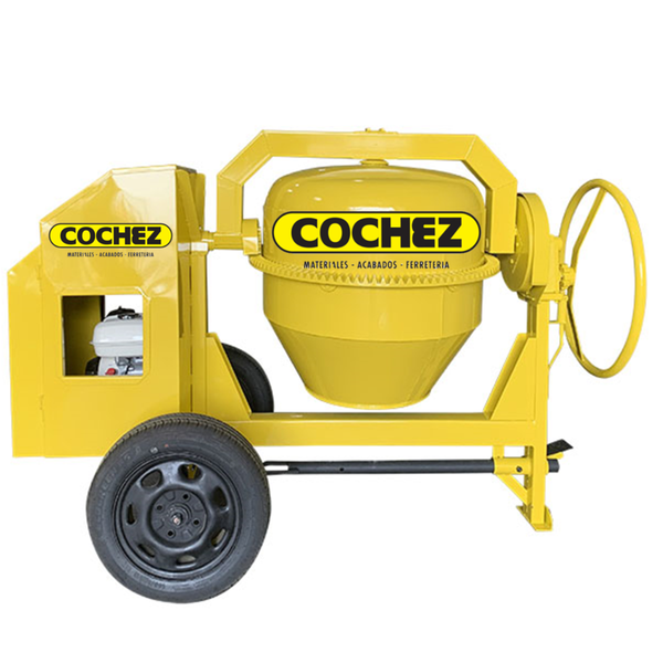 Concretera de 2 sacos de cemento con capacidad de 480L motor Honda